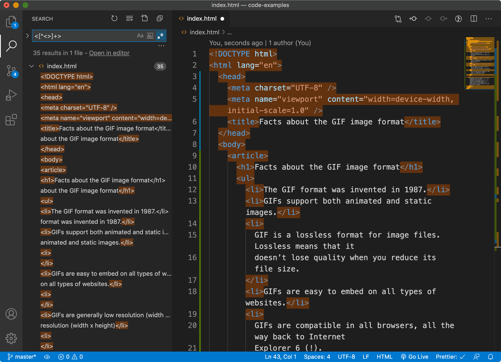 Regex Find Every HTML Tag In A Document Techstacker